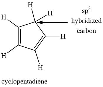Consider the structure of cyclopentadiene and then answer the following ...