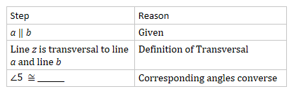 Solving Proofs Involving Parallel Lines Practice | Geometry Practice ...