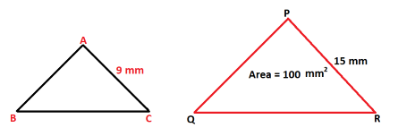 Using the Area of Similar Triangles Theorem to Solve for Area Practice ...