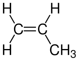 Draw the Lewis structure for C3H6 (propene). | Study.com