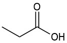 Propanoic Acid Condensed Structural Formula
