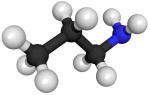 Calculate the mass in grams of 4.46*10^{24} molecules of propylamine ...
