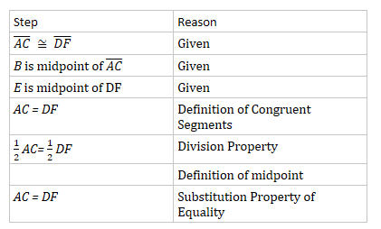 Writing Proofs Involving Segment Congruence Practice | Math Practice ...