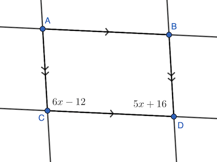 Solving Equations Involving Angles and 2 Pairs of Parallel Lines ...