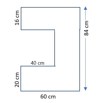 Solving a Word Problem on Finding the Area of a Piecewise Rectangular ...