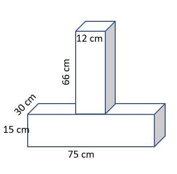 Solving a Word Problem Involving the Volume of a Piecewise Rectangular ...