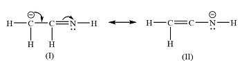 Draw the major resonance form of: a) ~[H2CCN]- b) ~[H2CNO2]- c ...