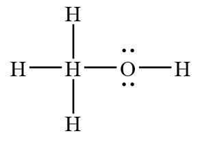 Draw the Lewis structure and Molecular model for CH_2OH. | Study.com