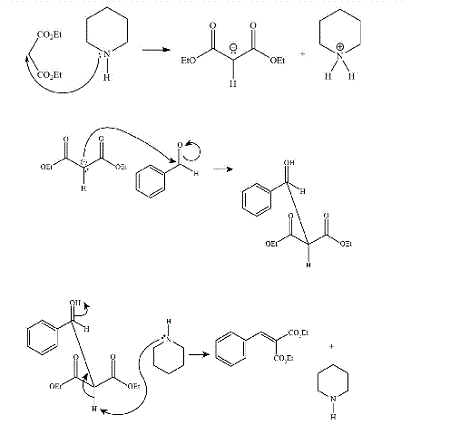 The Knoevenagel reaction is a carbonyl condensation reaction of an ...