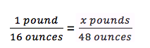 Converting 48 Ounces to Pounds: How-to & Steps | Study.com