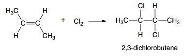Complete the following addition reactions. Write balanced equations for ...