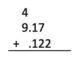 Adding Aligned Decimals | Math | Study.com