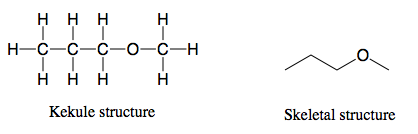 Write both Kekule and skeletal structures for each of the molecules shown below as condensed ...
