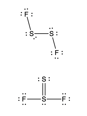 Are there any isomers of S2F2? If so, draw them. | Study.com