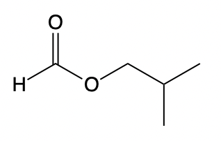 Draw the structure of isobutyl formate. | Study.com