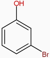 Draw the structure of m-bromophenol. | Study.com