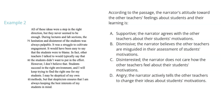 Character Feeling or Perspective | Study.com ACT& Reading Test Prep ...