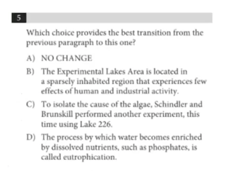 Command of Evidence - Transition Questions: Study.com SAT& Writing ...