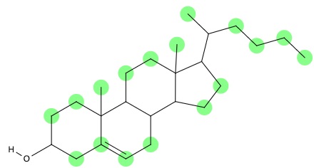 How many chirality centres are present in the cholesterol derivative ...