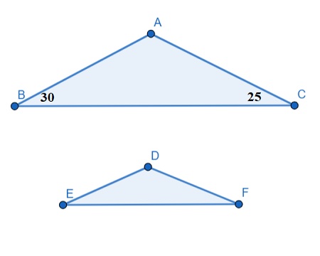 Solving Similar Triangles with Indirect Measurements & Triangle given ...