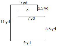 Finding the Missing Length in a Figure Practice | Geometry Practice ...