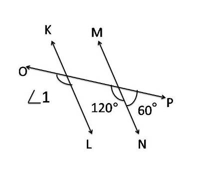 Finding the Measure of a Corresponding Angle Given Two Parallel Lines ...