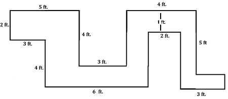 How to Solve a Word Problem on Finding the Area of a Piecewise ...