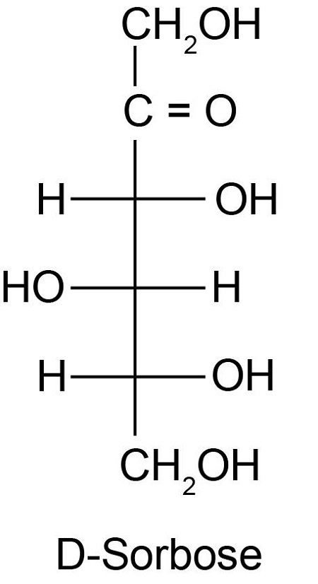One of the D-2-ketohexoses is called sorbose. On treatment with NaBH4 ...