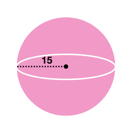 Finding the Surface Area of a Sphere Practice | Geometry Practice ...