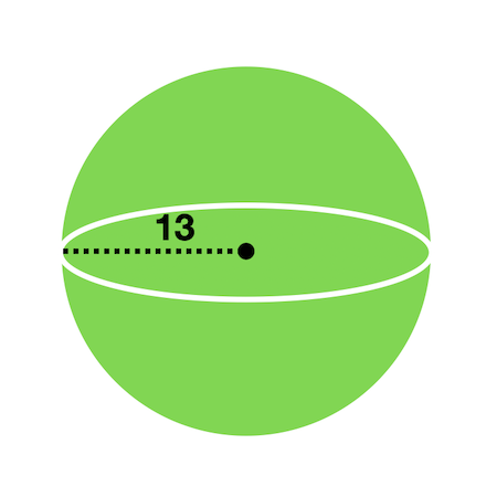 Finding the Surface Area of a Sphere Practice | Geometry Practice ...