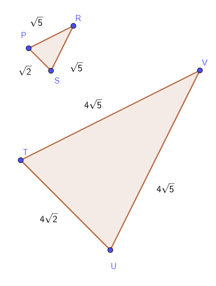 Finding Angle Measures & Side Ratios to Determine if Two Triangles are ...