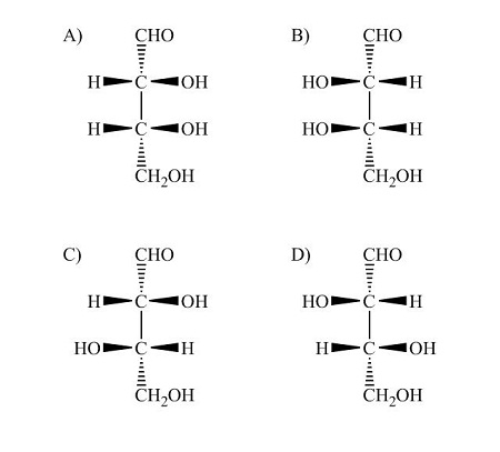 Draw all stereoisomers of 2,3,4-trihydroxybutanal. Show the appropriate ...