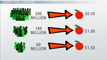 Demand & Supply Schedule | Definition, Laws & Examples - Lesson | Study.com