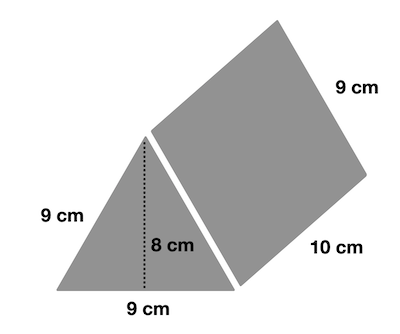 Solving Word Problems Involving the Surface Area of a Triangular Prism ...