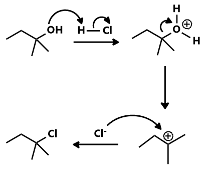 These questions are related to the SN1 Reaction: Synthesis of t-amyl ...