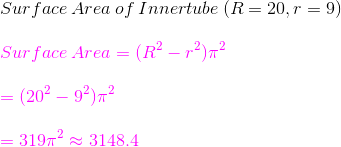 Volume & Surface Area of a Torus - Lesson | Study.com