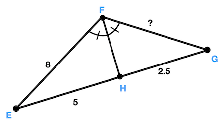 Using the Angle Bisector Theorem Practice | Geometry Practice Problems ...