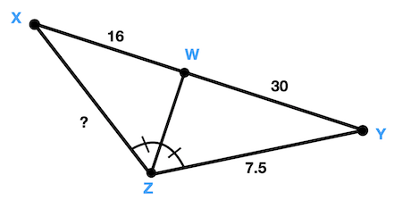 Using the Angle Bisector Theorem Practice | Geometry Practice Problems ...