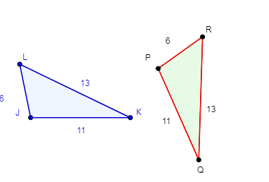 Using the SSS Congruence Theorem Practice | Geometry Practice Problems ...