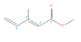 How to draw CH2CHC(CH3)CHCOOCH3 line angle? | Study.com