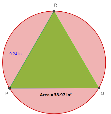 Constructing an Equilateral Triangle Inscribed in a Circle Practice ...