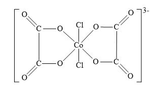 Can the complex ion [Co(C2O4)2Cl2]^{3-} form cis-trans isomers? - Yes ...