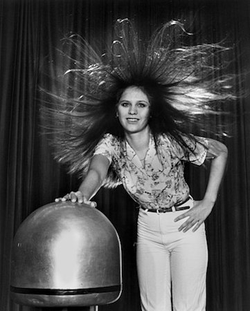 Static Electricity Hair Stand Up