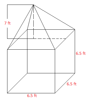 Finding the Volume of a Composite Figure Practice | Geometry Practice ...