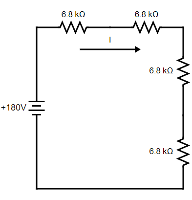 Determining the Relative Voltage Difference Across Equal Resistors in ...