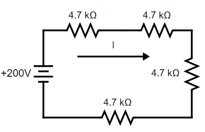 Determining the Relative Voltage Difference Across Equal Resistors in ...