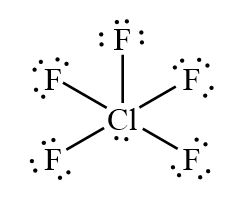 Lewis Structure Of Clf5
