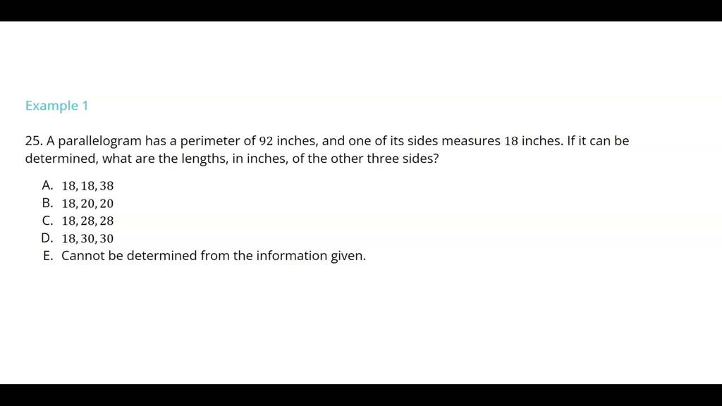 Perimeter | Study.com ACT& Math Test Prep - Lesson | Study.com