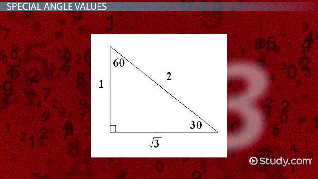 Trigonometric Functions & Values | Overview & Examples - Lesson | Study.com