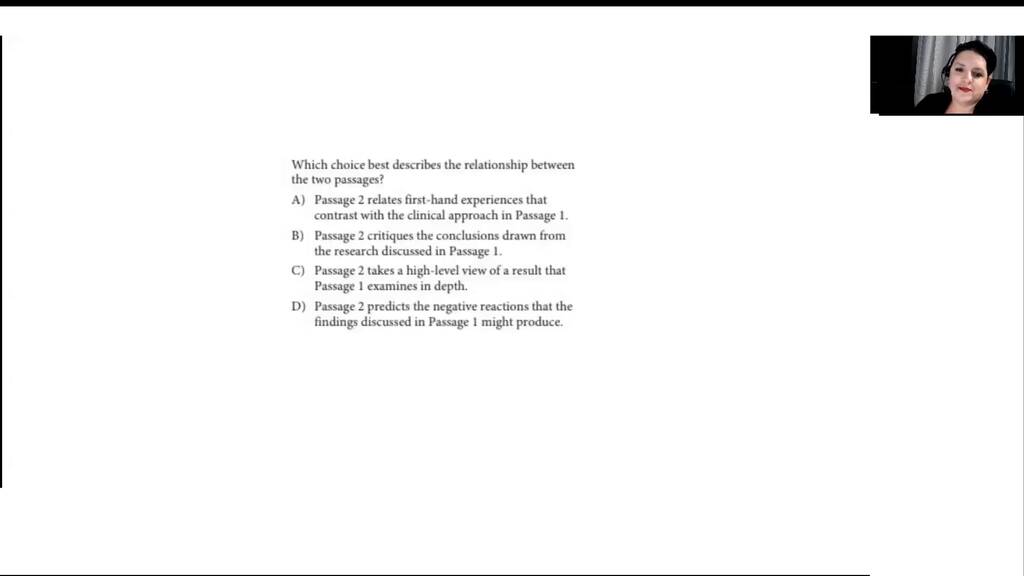 Dual Passages - Relationship: Study.com SAT& Reading Exam Prep - Lesson ...